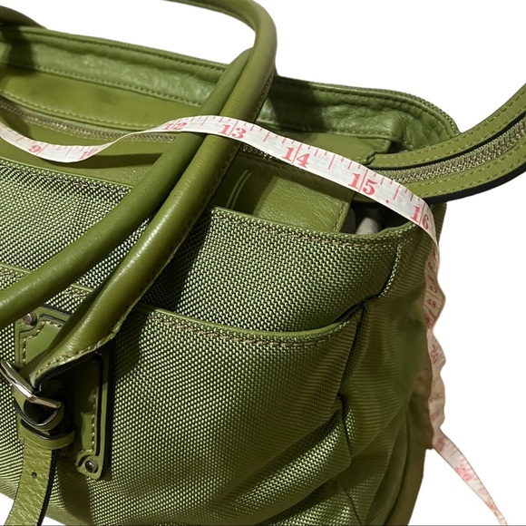 Tumi | Bags | Tumi Rare Ballistic Alpha Leather Two Handle Green Tote Purse Carryon Luggage ...